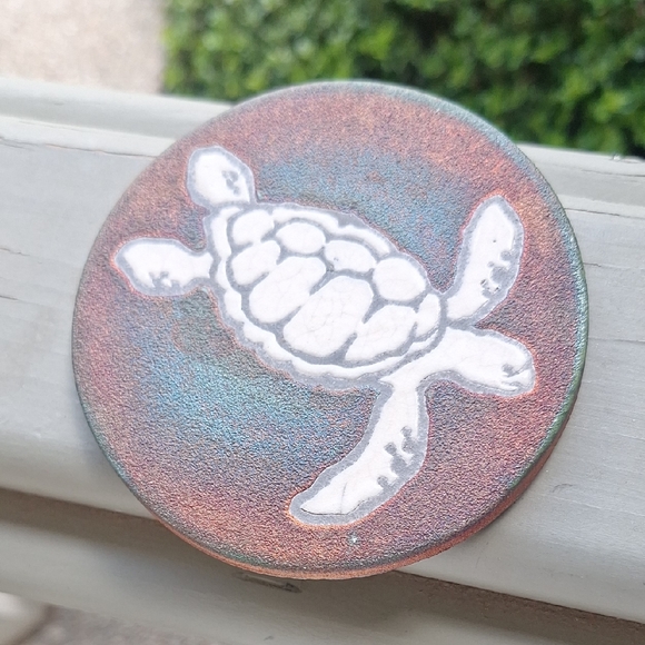 Handmade | Accents | Vintage Signed J Diller Raku Pottery Sea Turtle ...